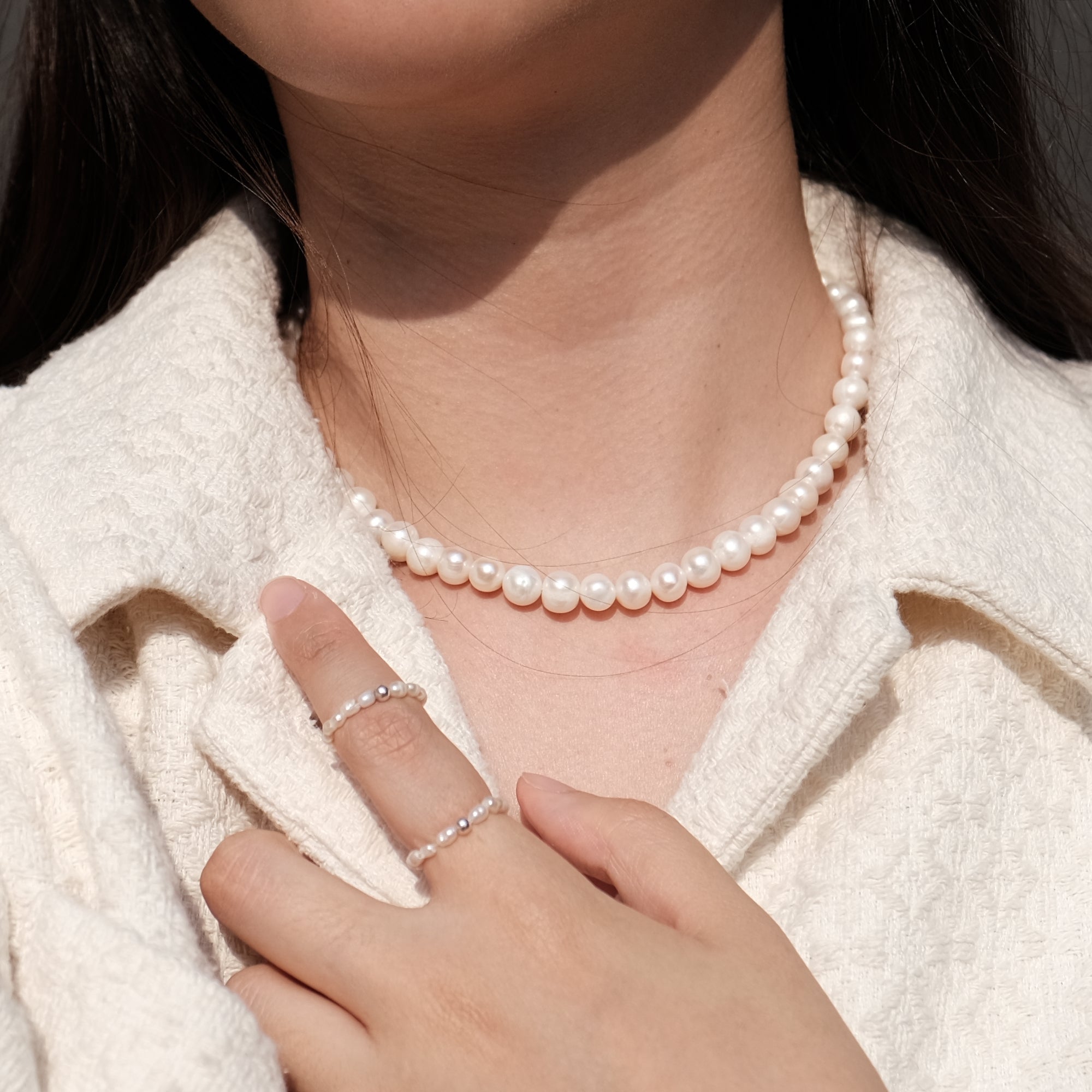 Marilyn Full Pearl Necklace